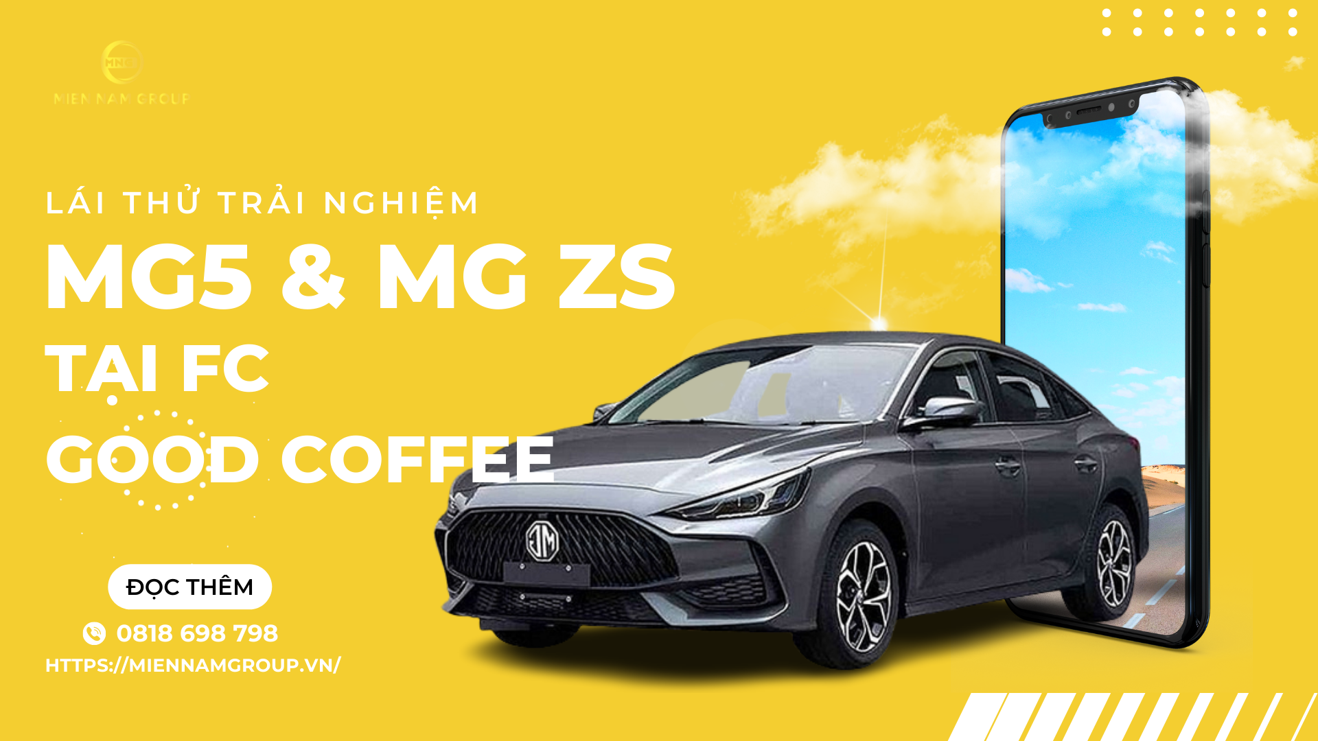 LÁI THỬ, TRẢI NGHIỆM MG5 CÙNG MG ZS TẠI FC GOOD COFFEE