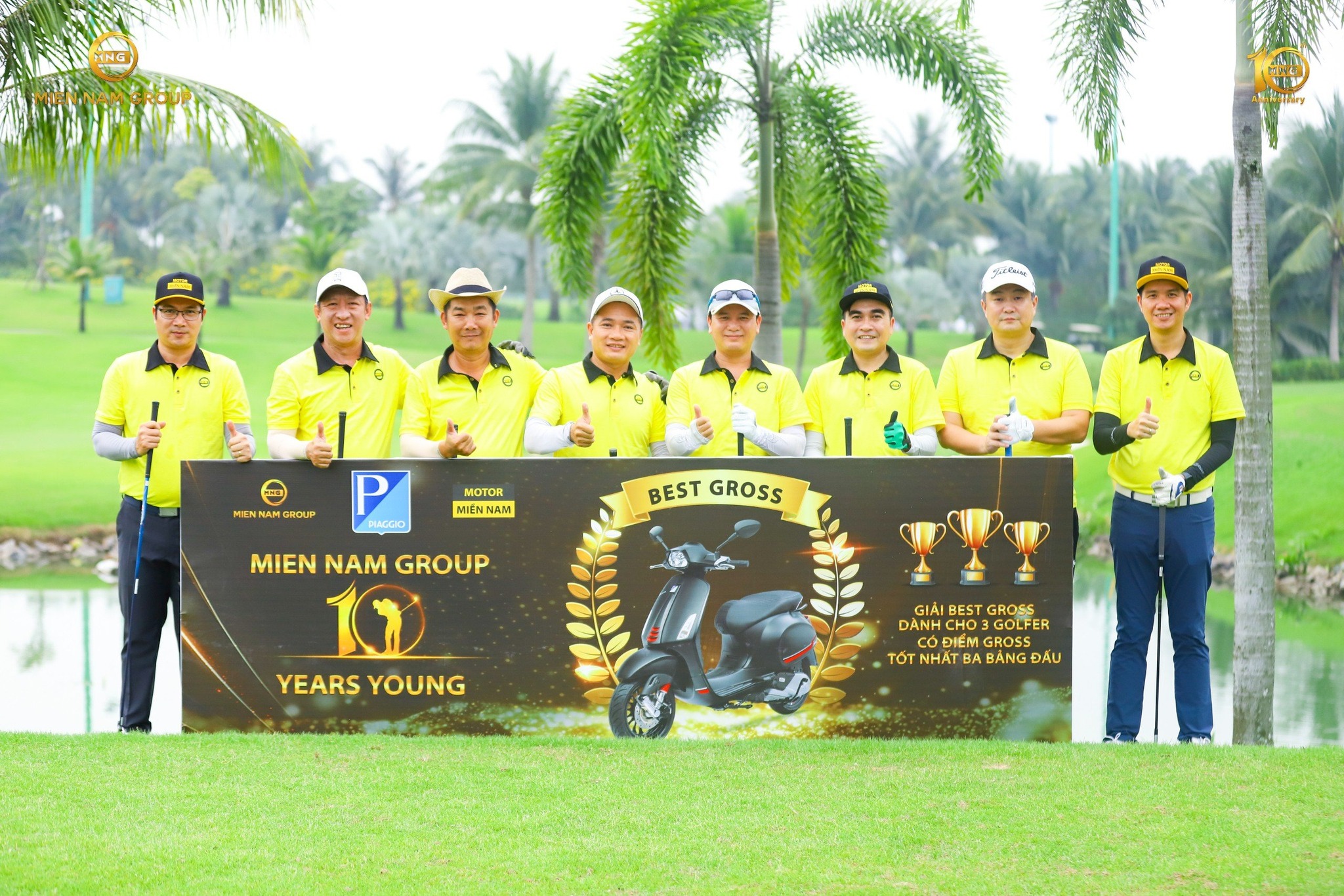 GIẢI GOLF "MIEN NAM GROUP 10 YEARS YOUNG" X PIAGGIO VIỆT NAM x MOTOR MIỀN NAM | DIAMOND SPONSOR ...